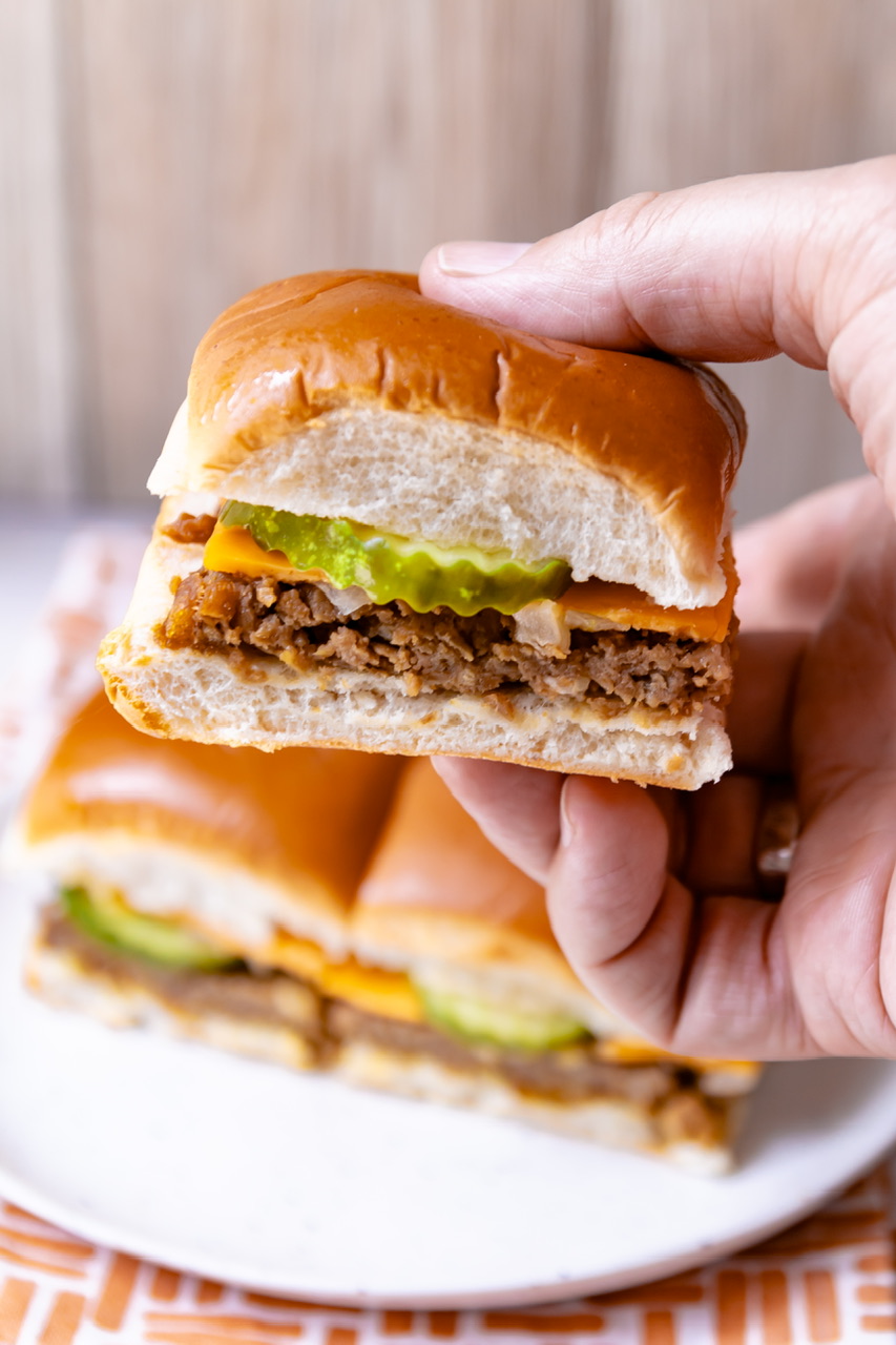 Retro Vegan Fast Food Style Sliders – Big Box Vegan