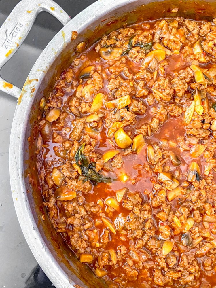 Vegan Asian Bolognese Noodles – Big Box Vegan