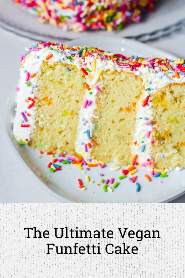 The Ultimate Vegan Funfetti Cake – Big Box Vegan