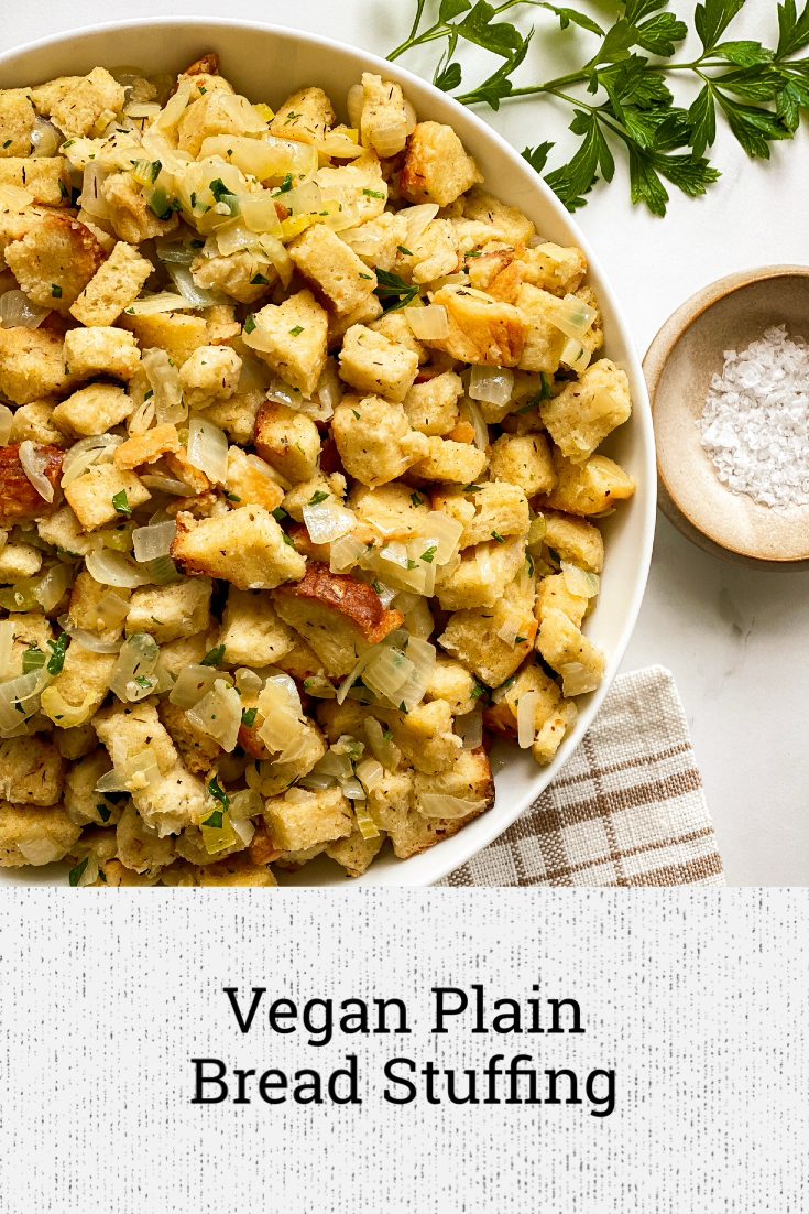 Vegan Plain Bread Stuffing – Big Box Vegan