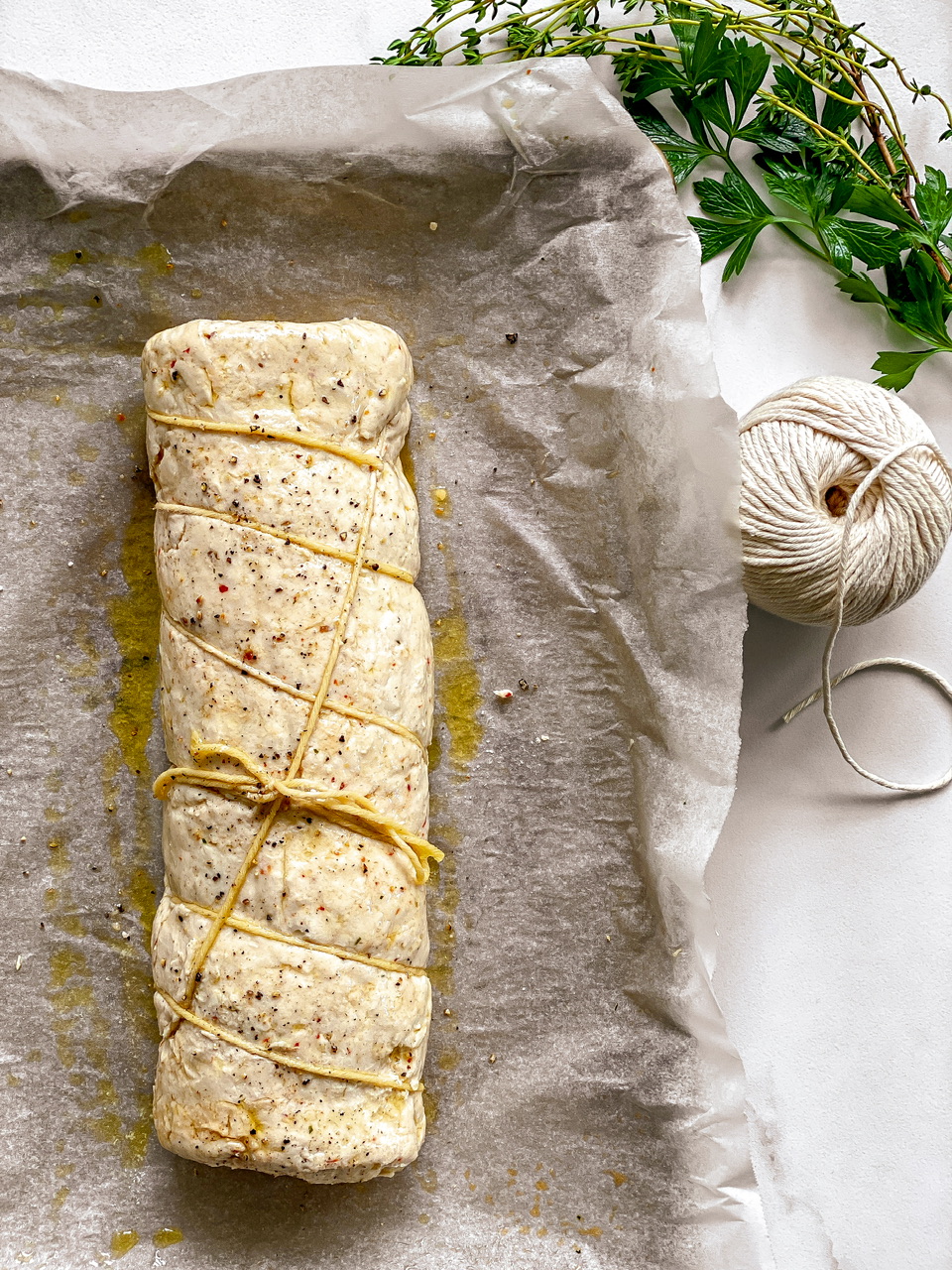 Vegan Stuffed Turk’y Roulade with Herbs – Big Box Vegan