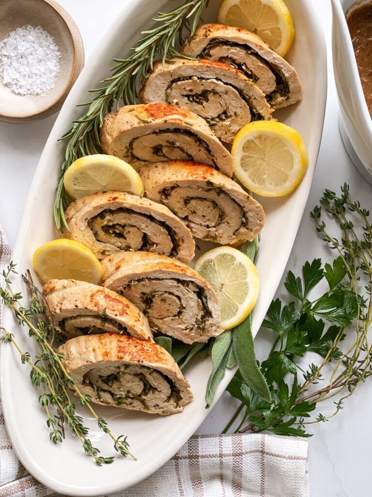 Vegan Stuffed Turk’y Roulade with Herbs – Big Box Vegan