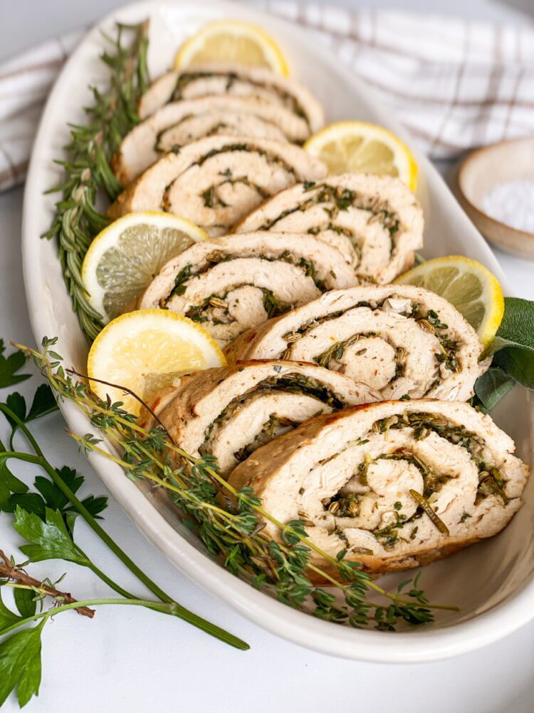 Vegan Stuffed Turk’y Roulade with Herbs – Big Box Vegan